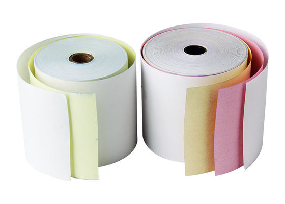 Buy 3 ply carbonless paper rolls, Good quality 3 ply carbonless paper ...