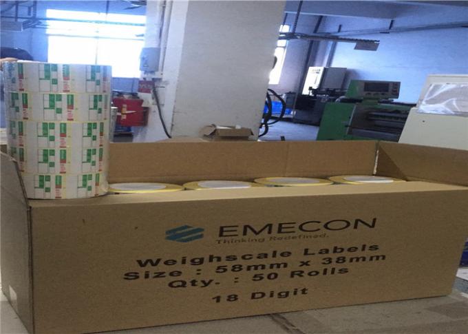 SGS Approved Direct Barcode Label Stickers Rolls