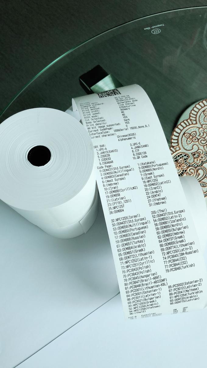 100% Darkness Printed Thermal Ticket Paper